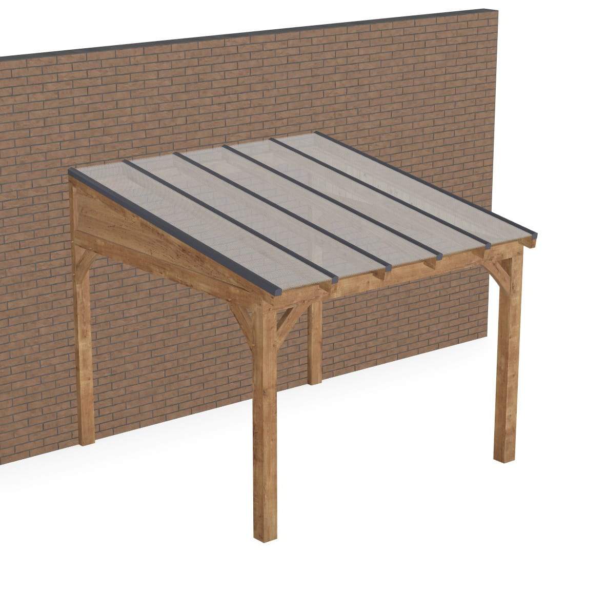 Monaco Solid Oak Lean to – Alfresque Outdoor Living